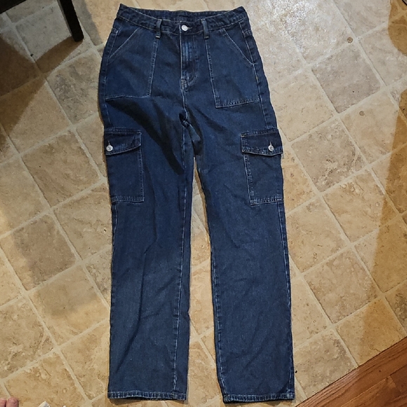 SHEIN | Jeans | Shein Deep Blue Denim Pants | Poshmark